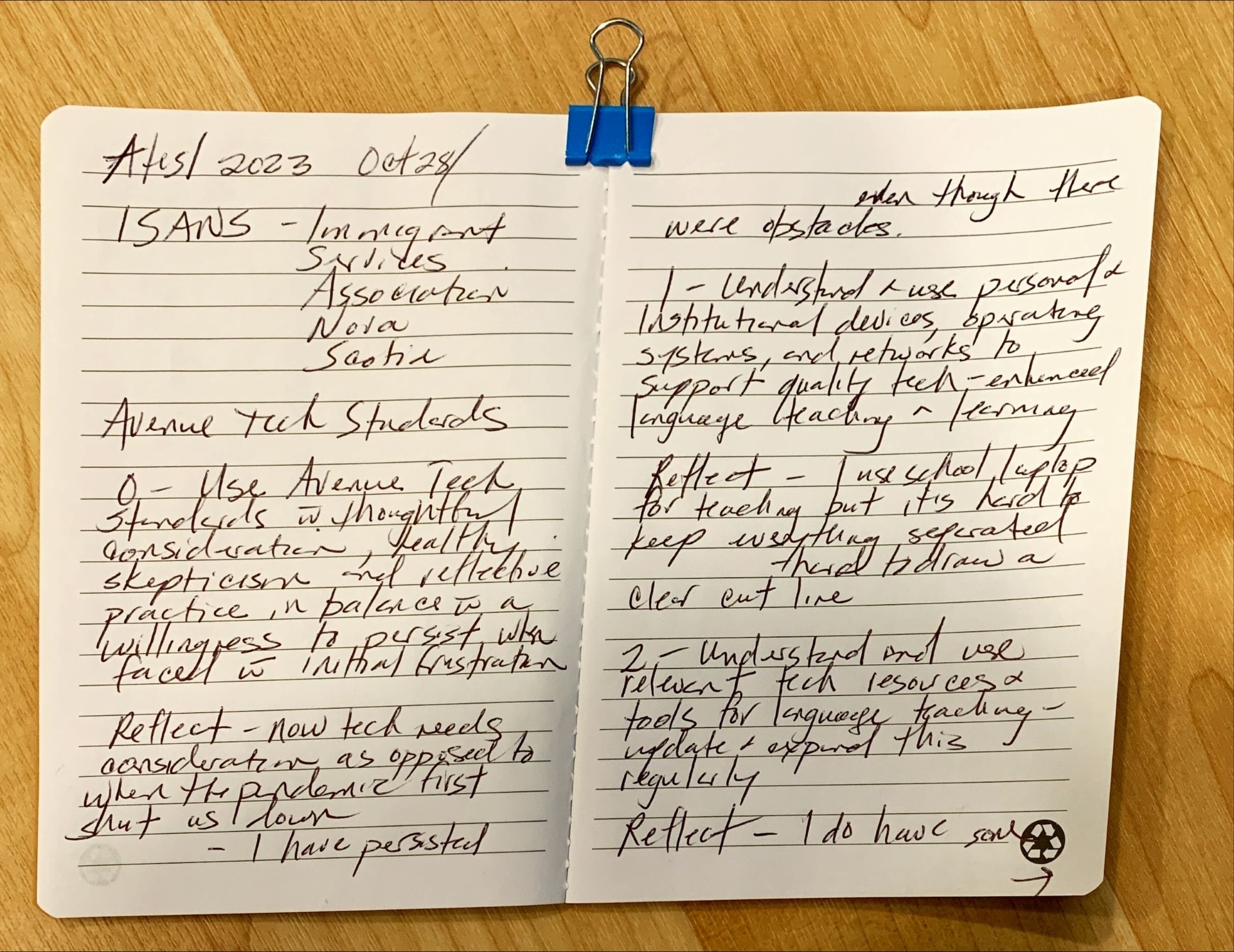 Avenue Technology Standards – notes from an ATESL 2023 workshop ...